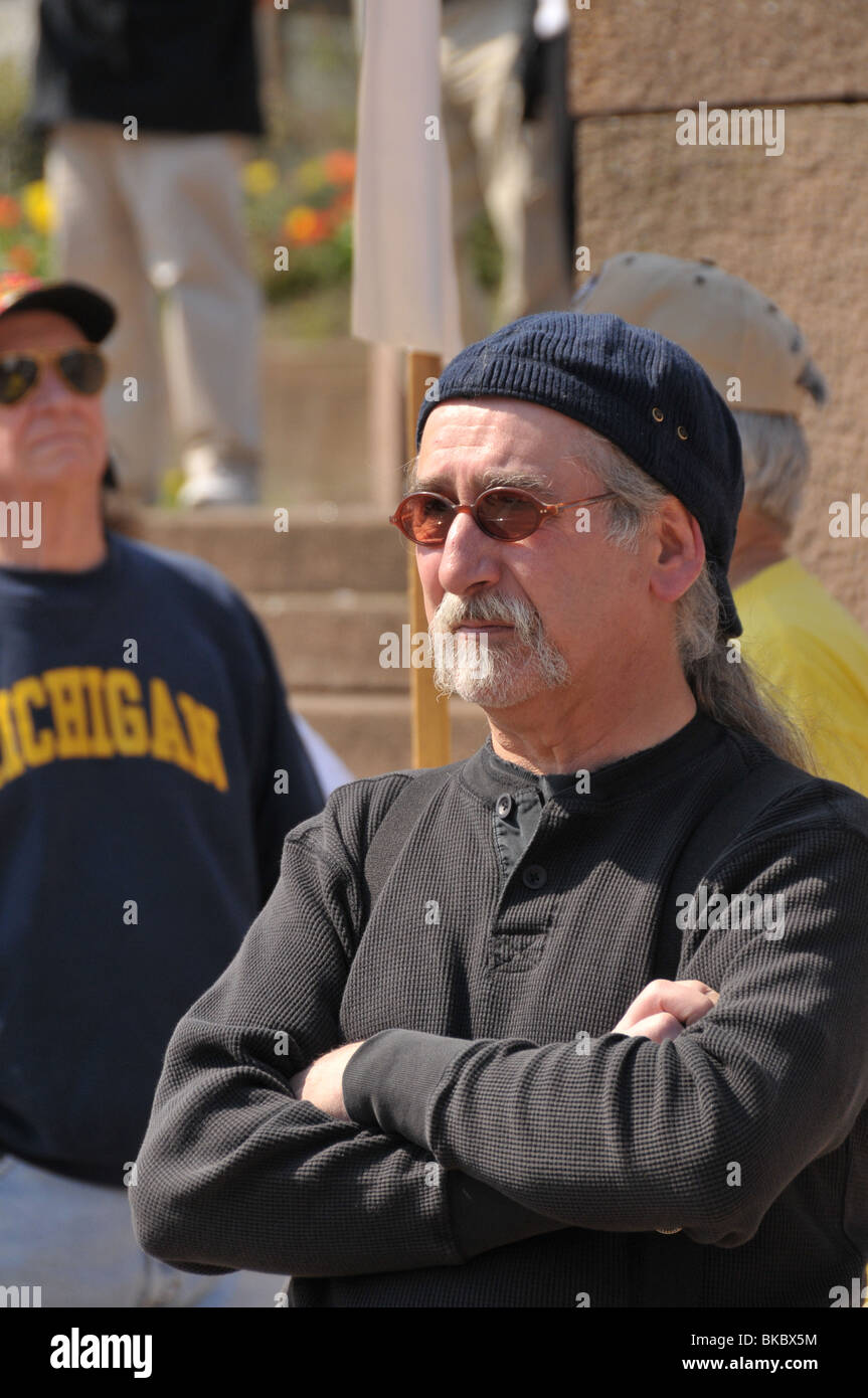 Political protest, "Tea Party", Rochester, NY USA Stock Photo - Alamy