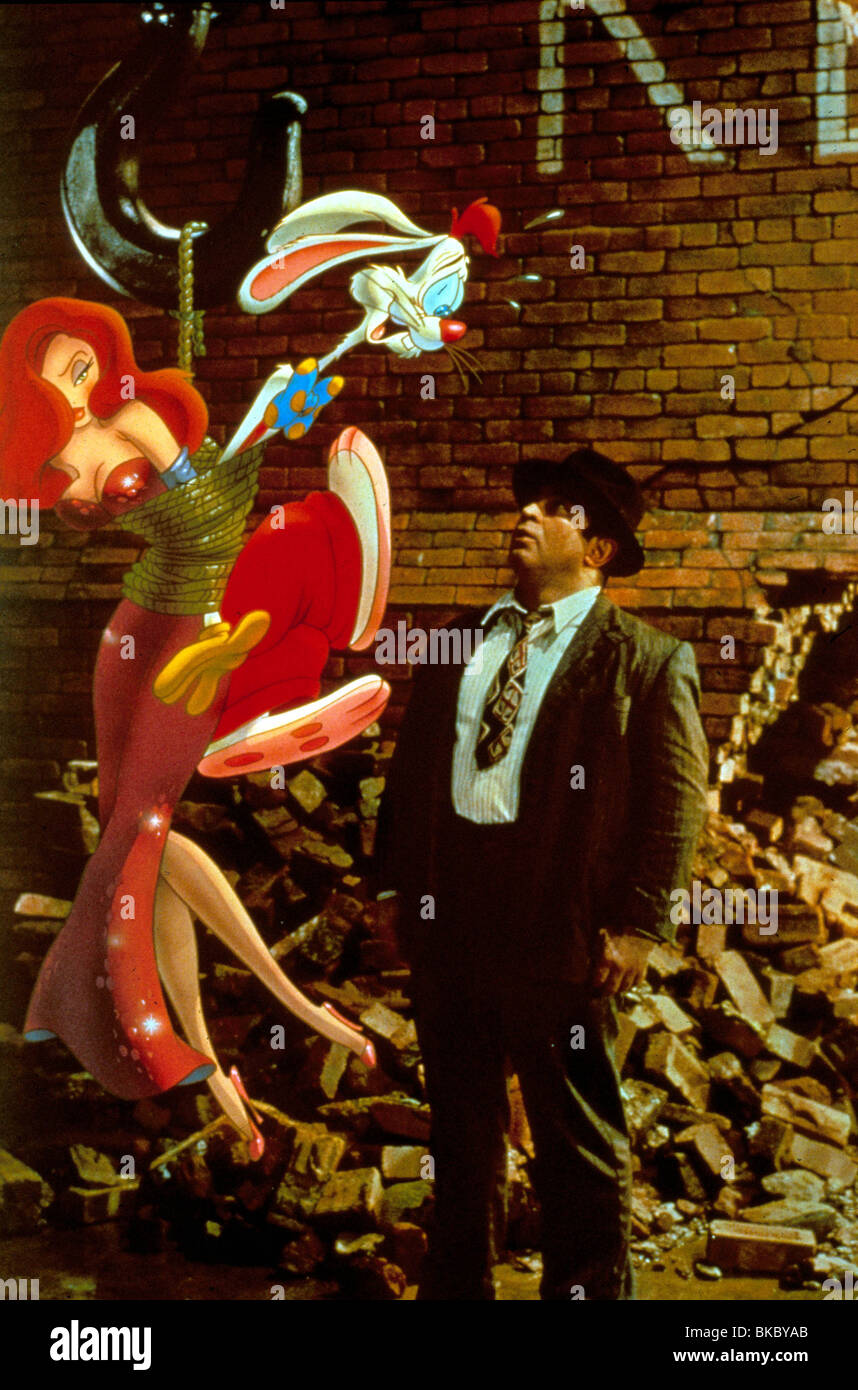 WHO FRAMED ROGER RABBIT (1988) BOB HOSKINS WFR 007 Stock Photo - Alamy