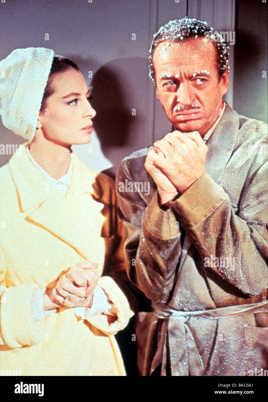 THE PINK PANTHER (1963) CAPUCINE, DAVID NIVEN PKP 032 L Stock Photo - Alamy