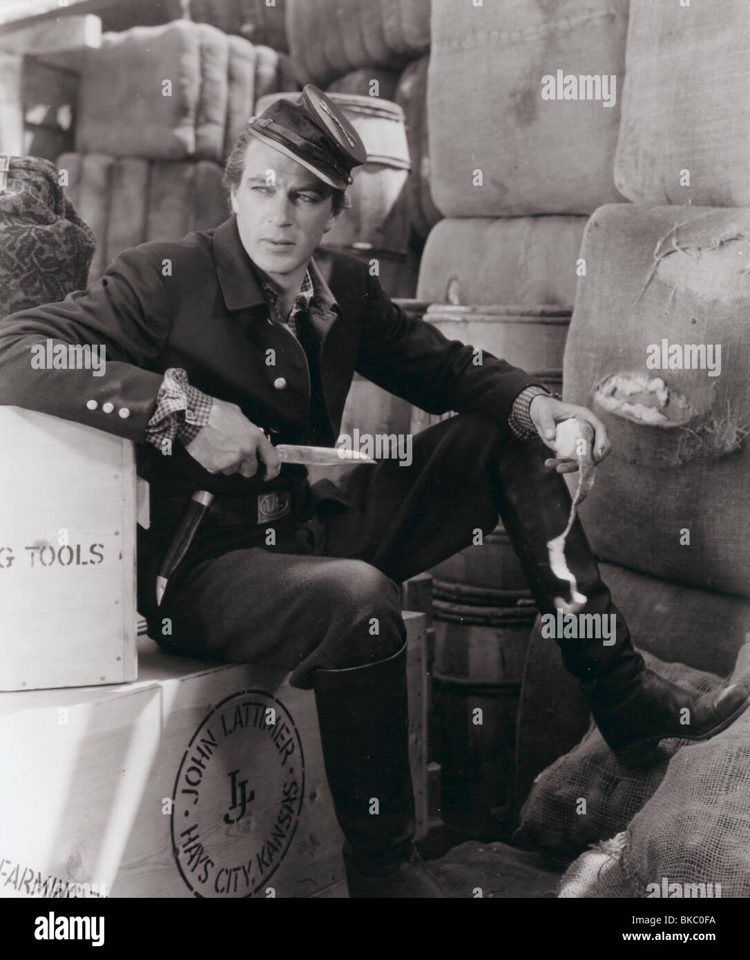 THE PLAINSMAN (1936) GARY COOPER PLAN 004P Stock Photo - Alamy