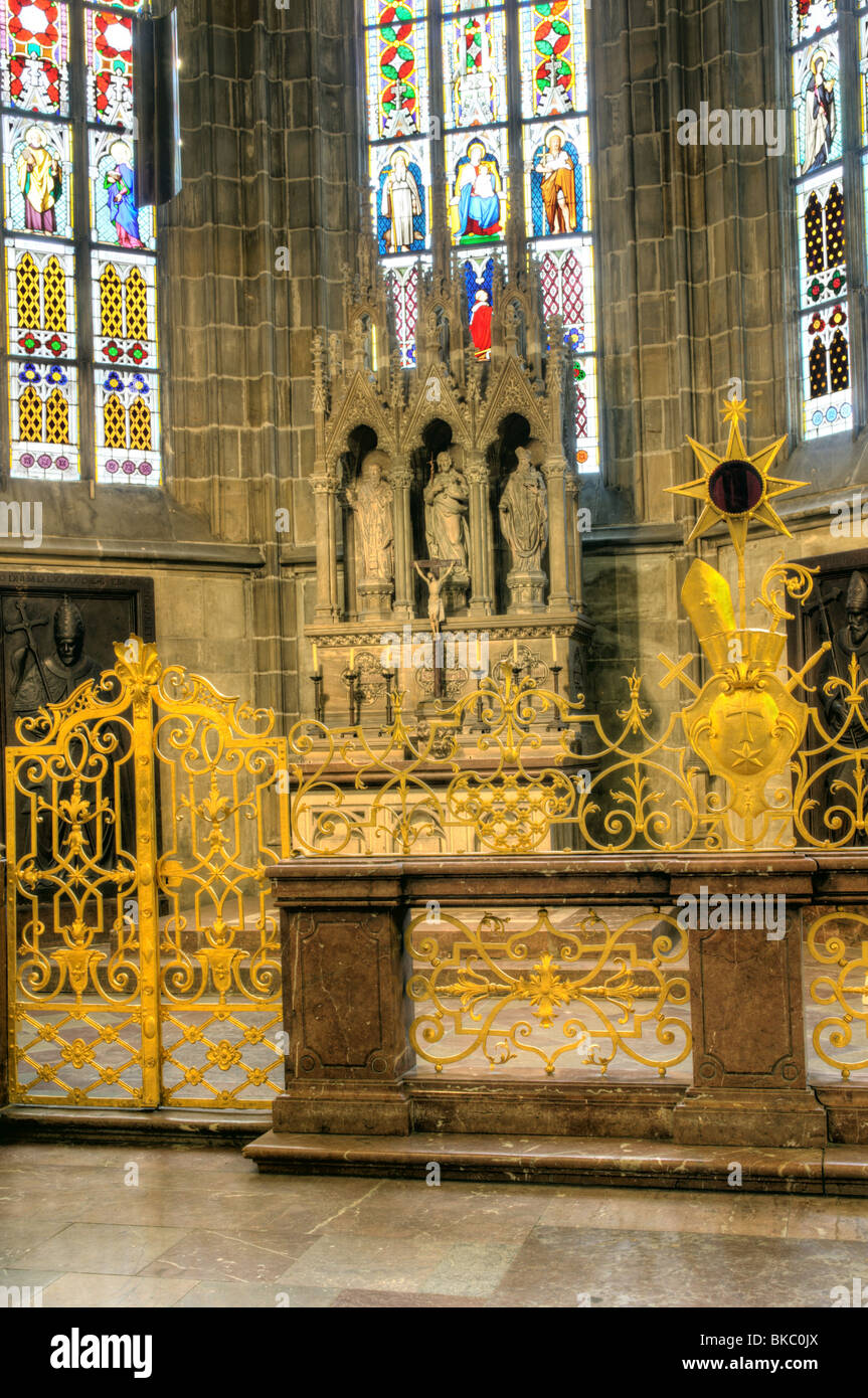Prague statue saint john the baptist hi-res stock photography and ...
