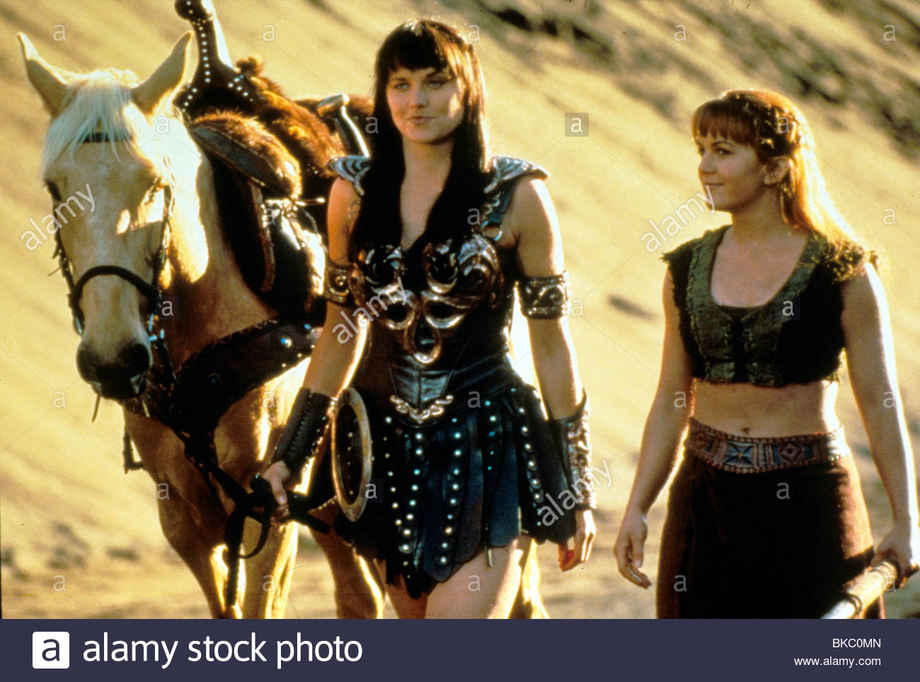 Lucy Lawless Renee Oconnor Xena Stock Photos & Lucy Lawless Renee ...