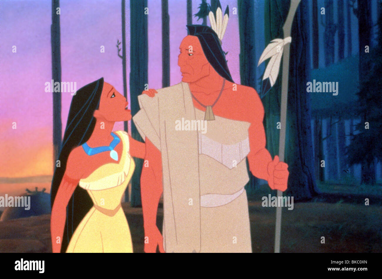 POCAHONTAS (ANI - 1995) ANIMATED CREDIT DISNEY POCA 094 Stock Photo - Alamy