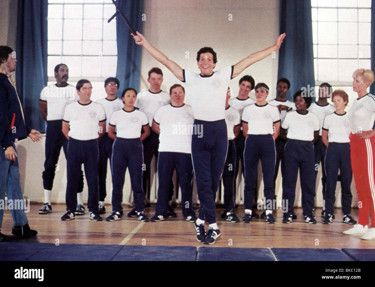 POLICE ACADEMY (1984) STEVE GUTTENBERG, LESLIE EASTERBROOK GYM PLA ...