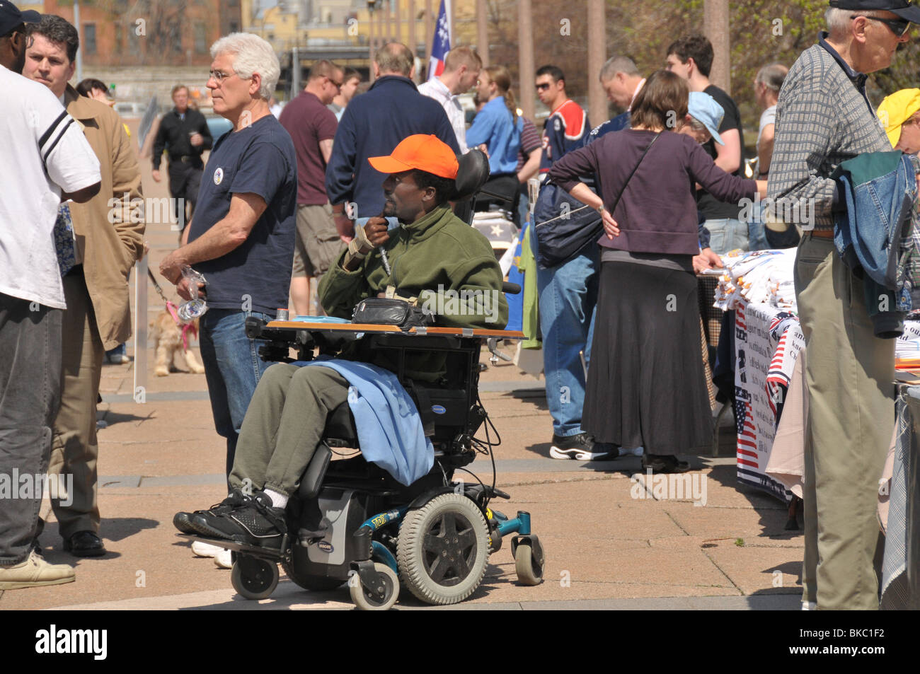 Political protest, "Tea Party", Rochester, NY USA Stock Photo - Alamy