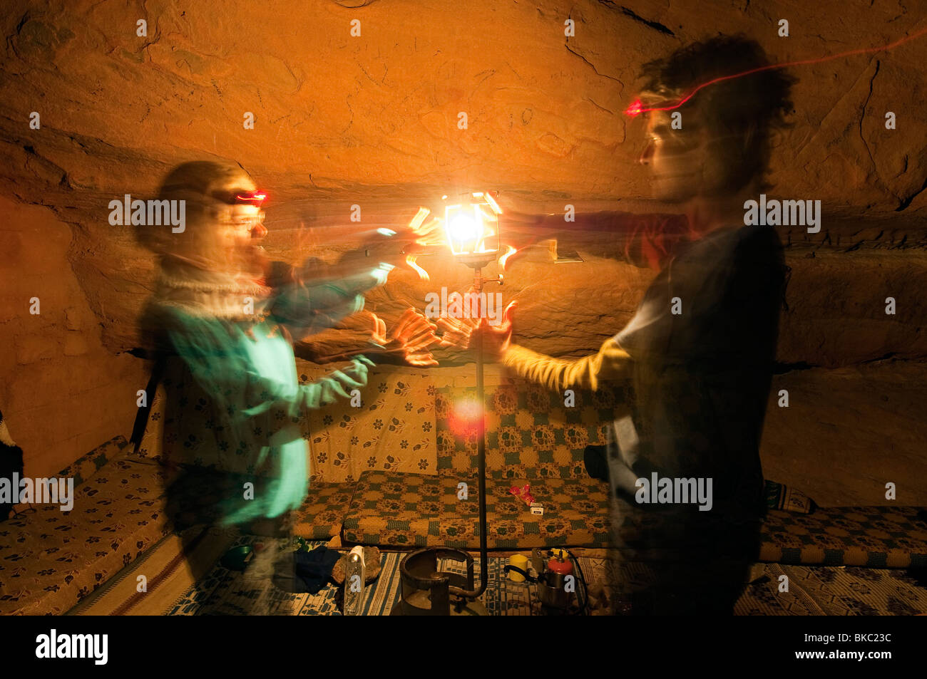 Two People Perform Photographic Experiments Stock Photo - Alamy