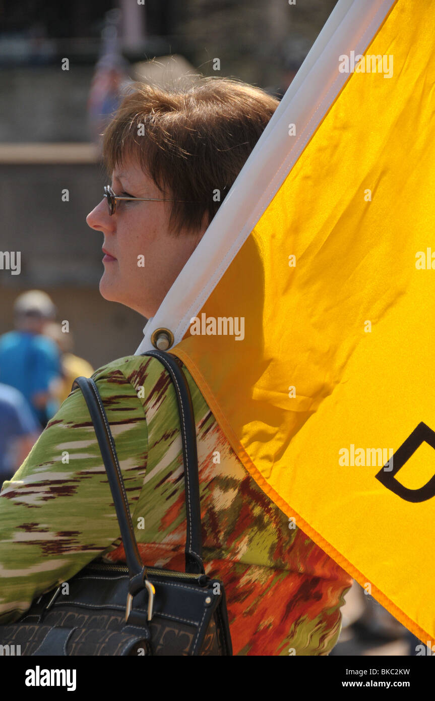 Political protest, "Tea Party", Rochester, NY USA Stock Photo - Alamy
