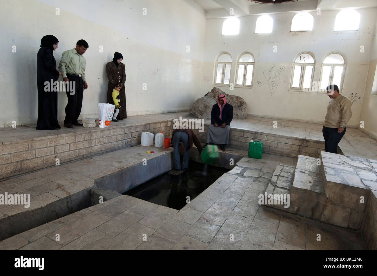 Moses Spring in Wadi Musa Jordan Stock Photo - Alamy