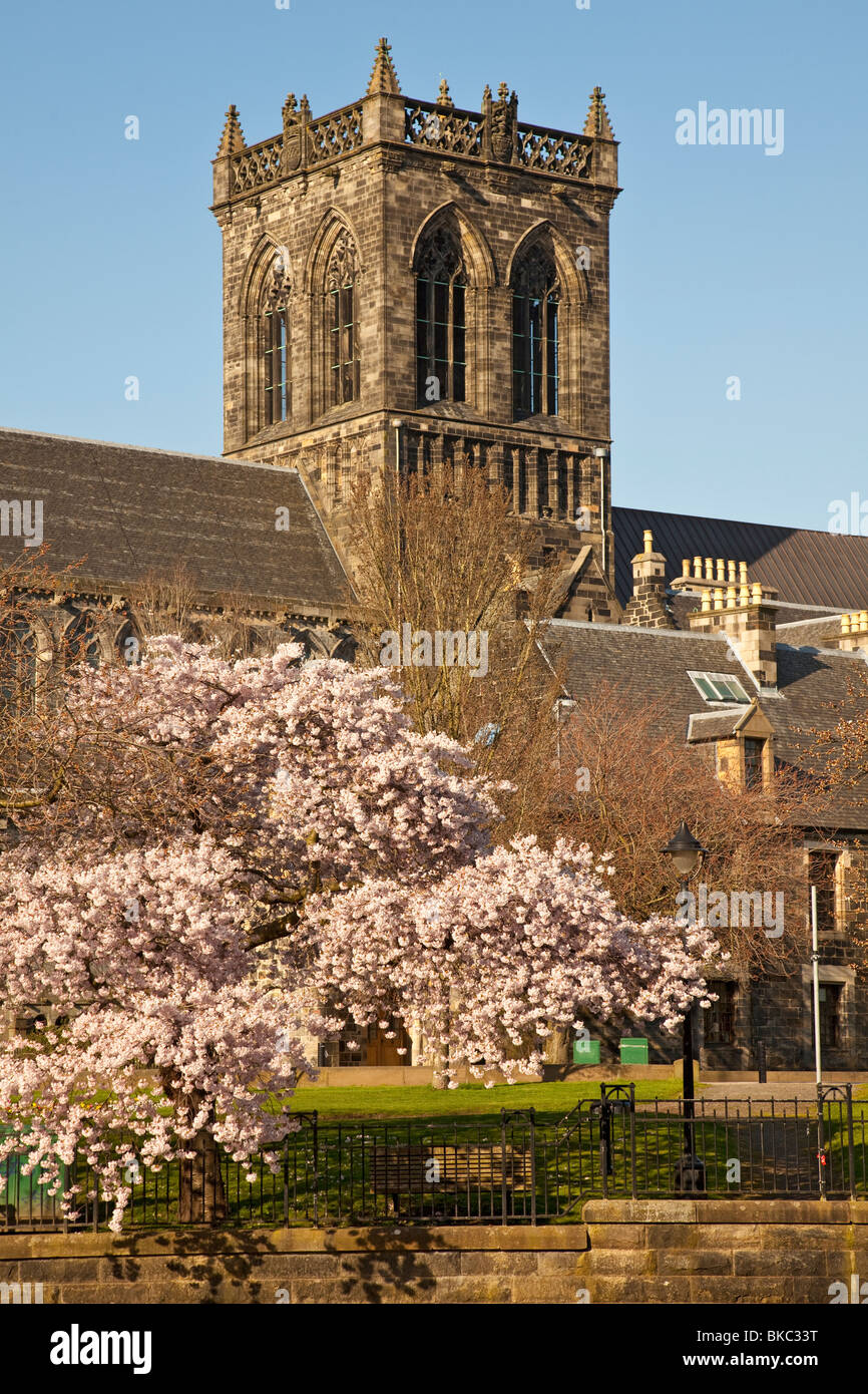 Paisley Abbey, a medieval (started in the 12th century) Cluniac abbey ...