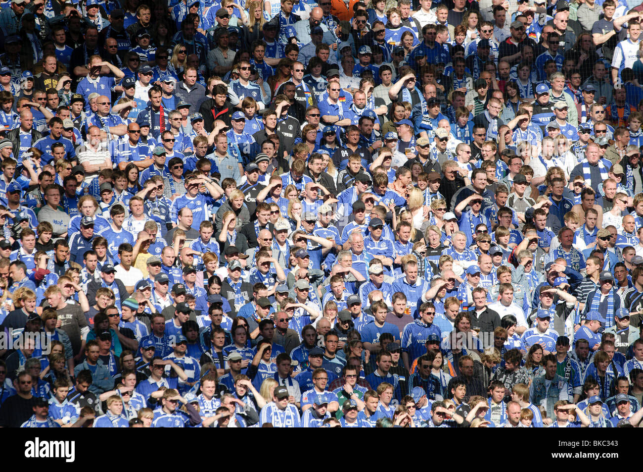 Football fans in the stands hi-res stock photography and images - Alamy