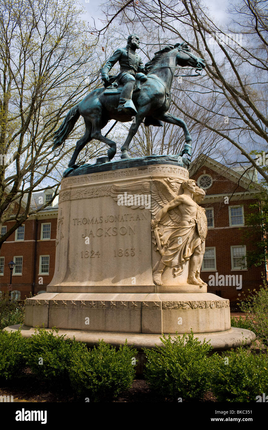 Statue of General Thomas Jonathan Stonewall Jackson, 1824-1863, Court ...