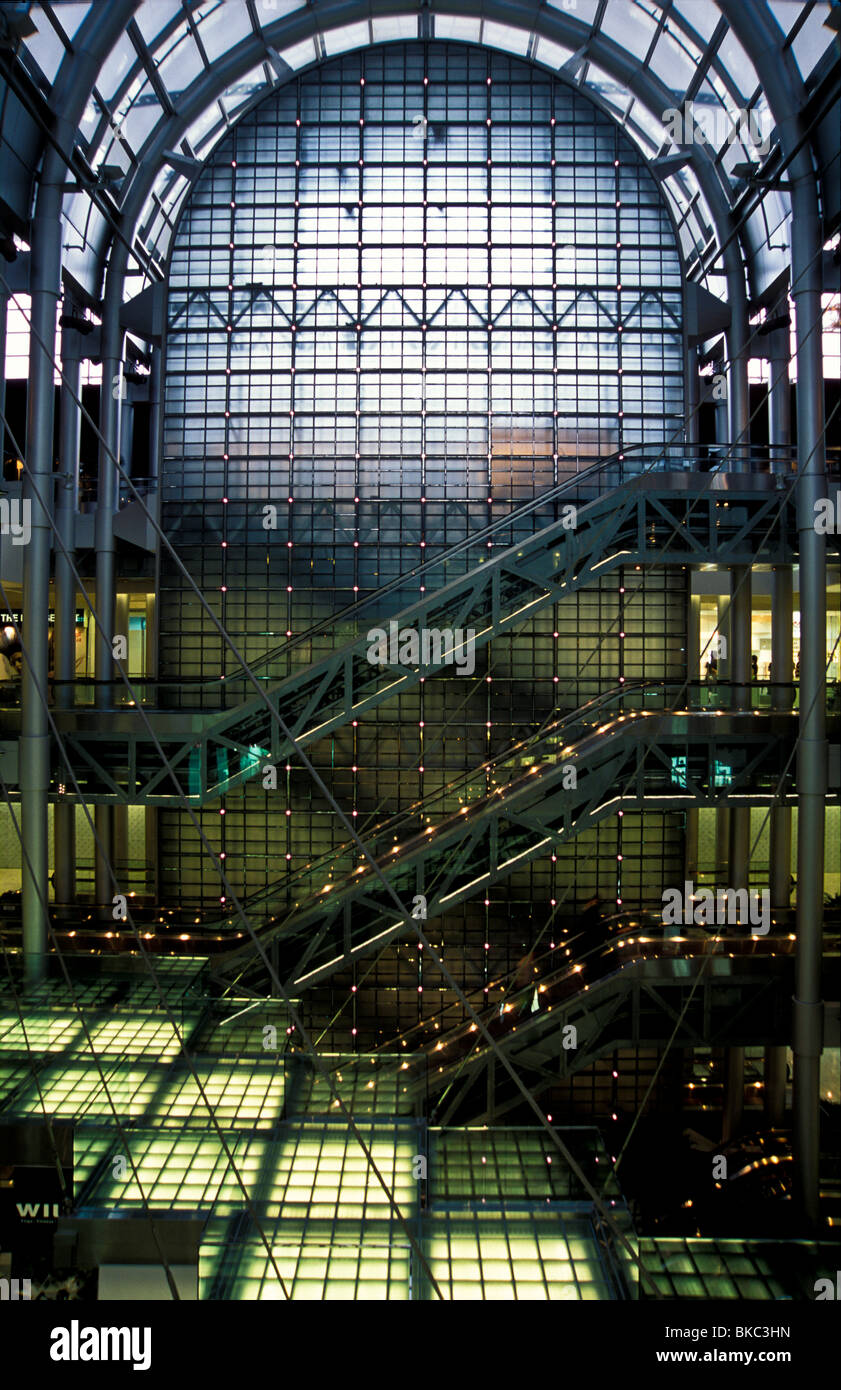 The 6 story “Podium” of the Jin Mao Tower, the third tallest building ...
