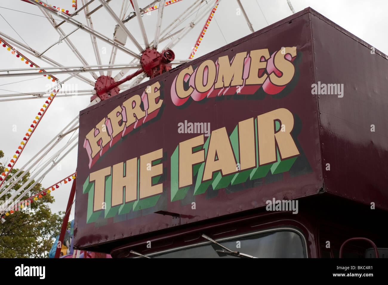 Here Comes The Fair Stock Photo - Alamy