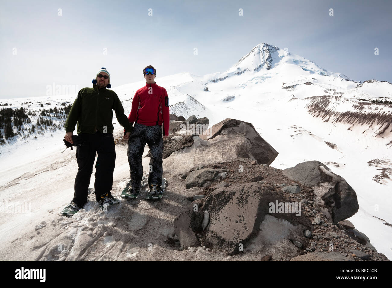 Summit of Mount Hood from Cooper Spur Area, Mount Hood National Forest ...