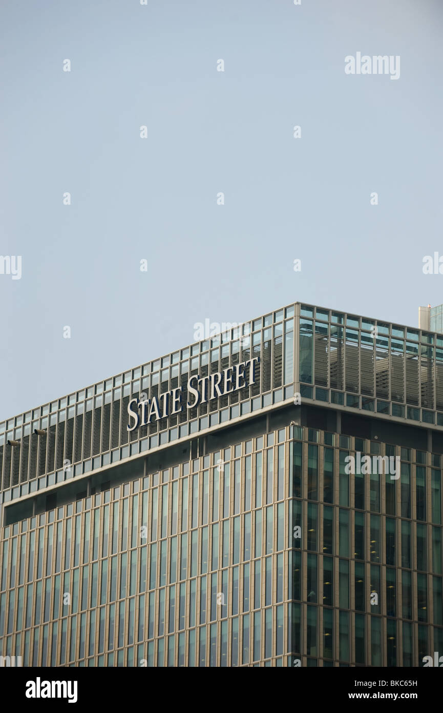 State Street building in Canary Wharf, London, UK, 2010 Stock Photo - Alamy