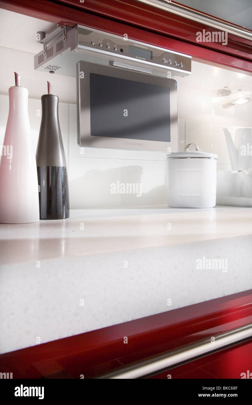 New kitchen tv Stock Photo - Alamy