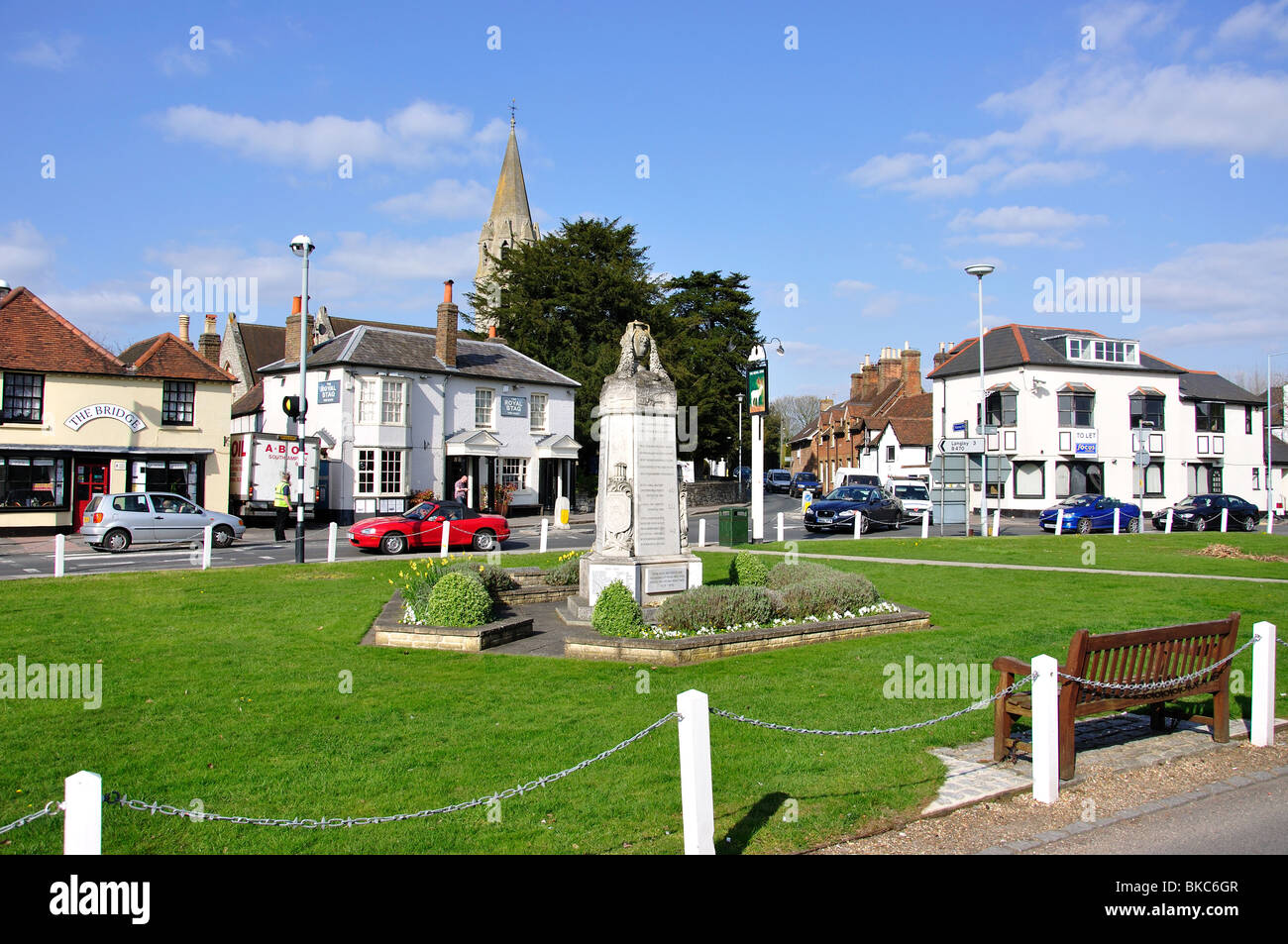 The Green, Datchet, Berkshire, England, United Kingdom Stock Photo - Alamy