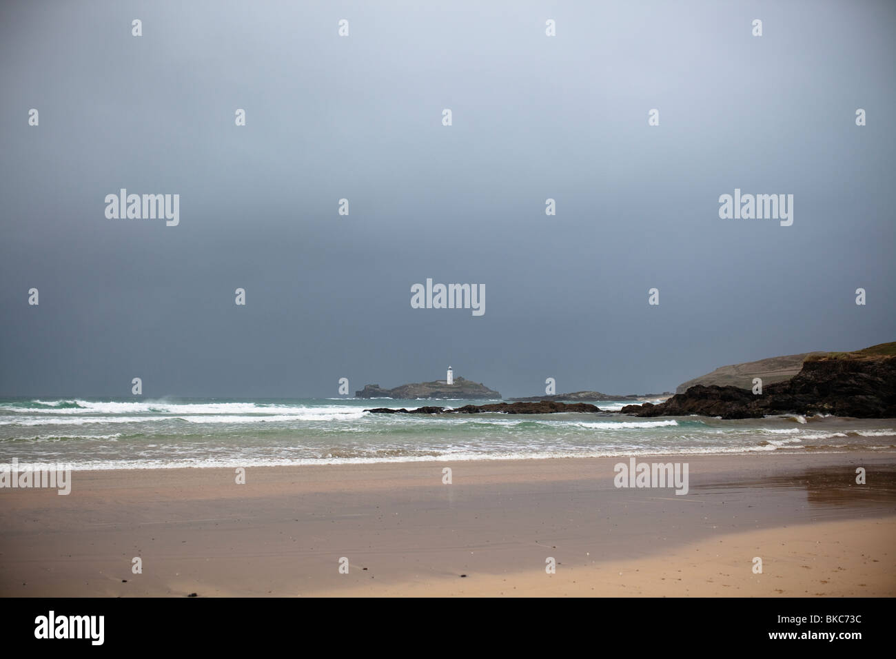 Godfreys Lighthouse, Cornwall Stock Photo - Alamy