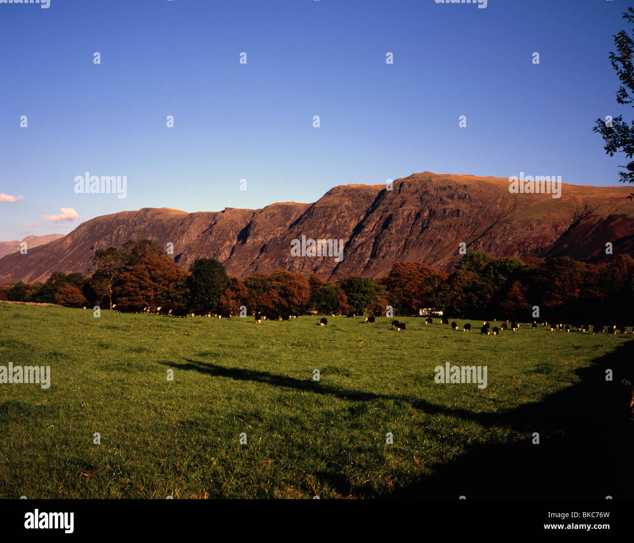 The Wasdale Screes above Wast Water below Illgill and Whin Rigg Wasdale ...