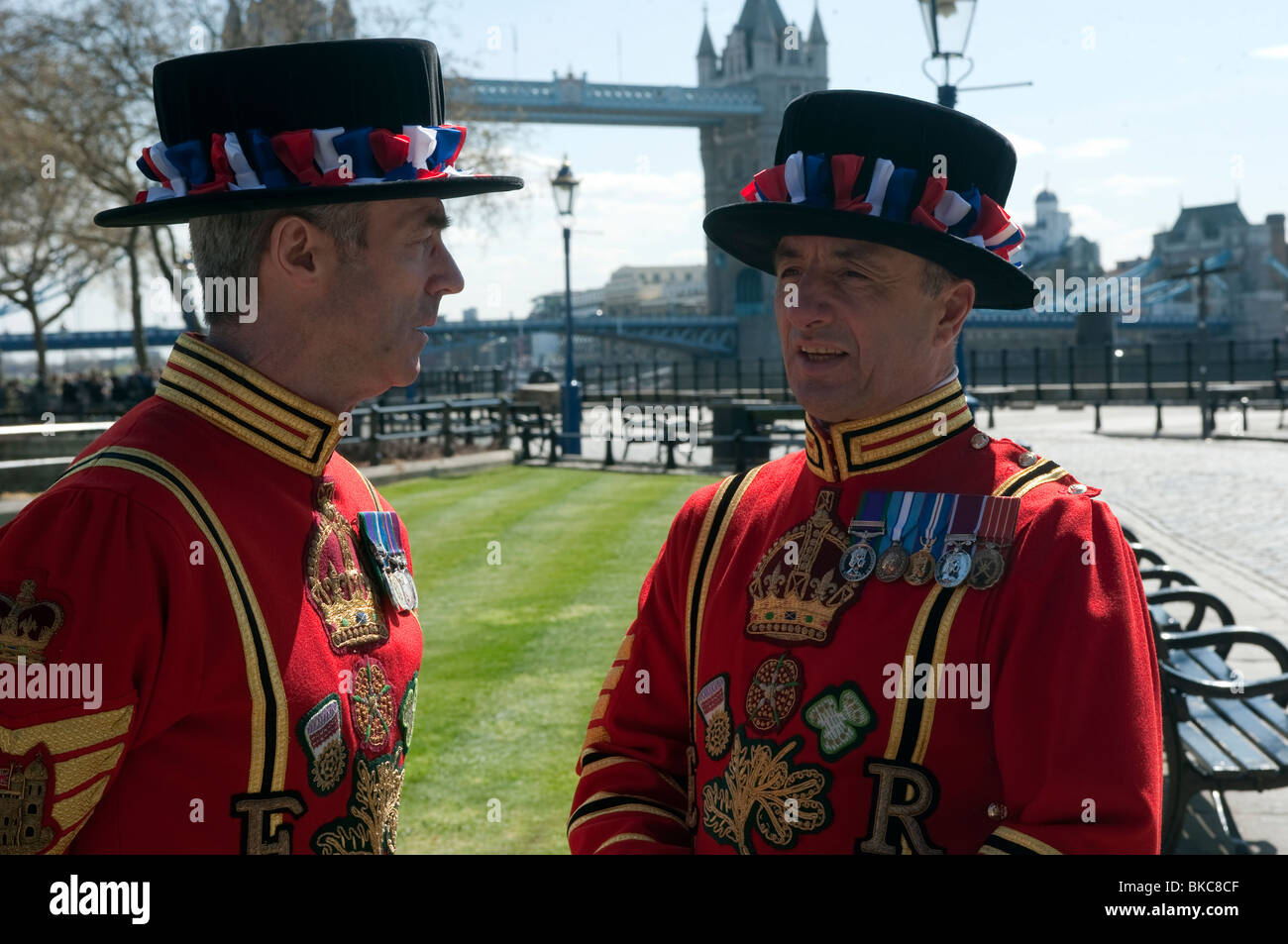 The Yeoman Warders of her Majesty's Royal Palace, The Tower of London ...