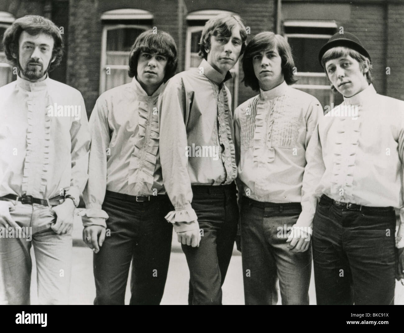 THE PRETTY THINGS - UK rock group in 1964 from l: Dick Taylor John Stax ...