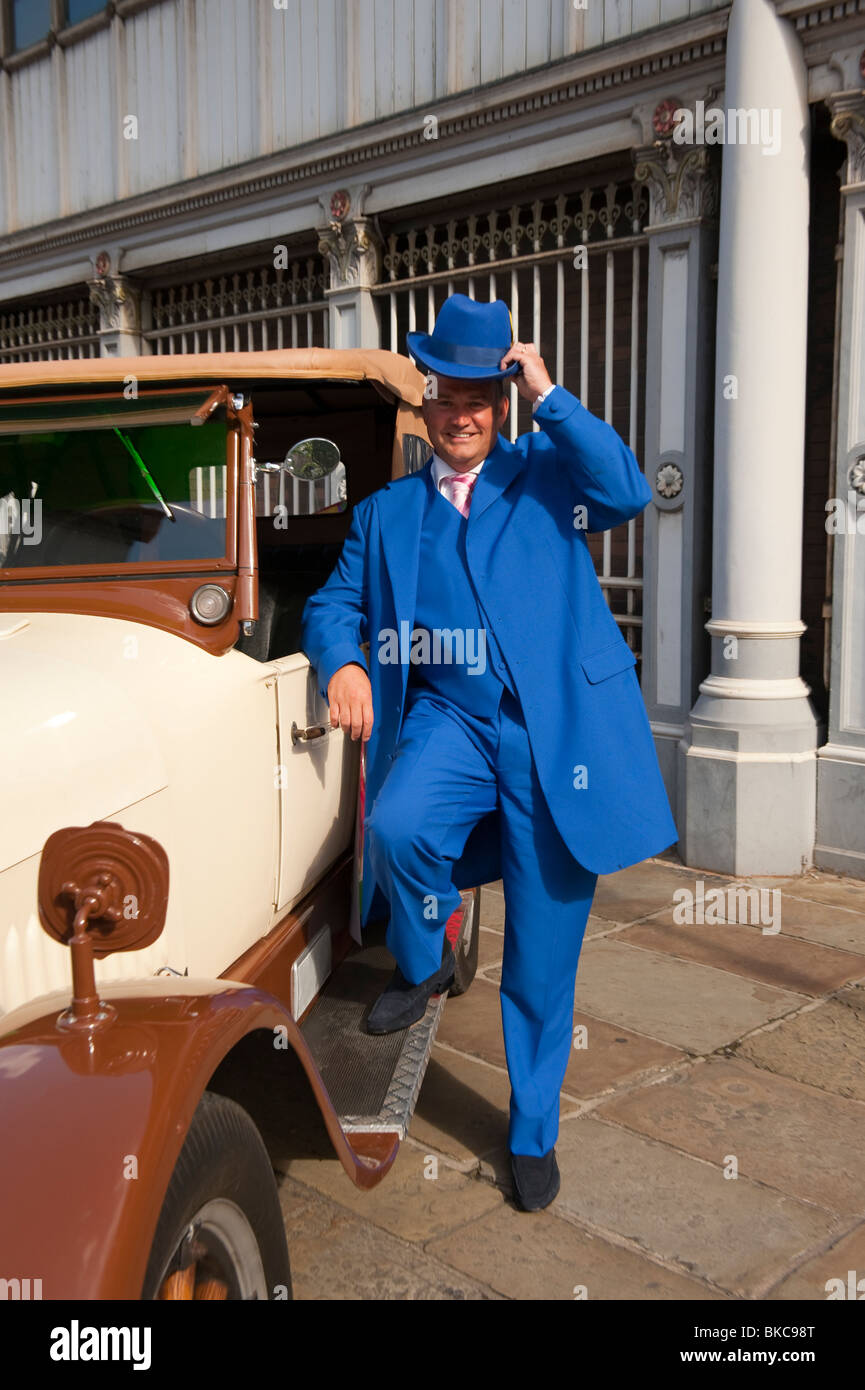 Man bowler hat suit hi-res stock photography and images - Alamy