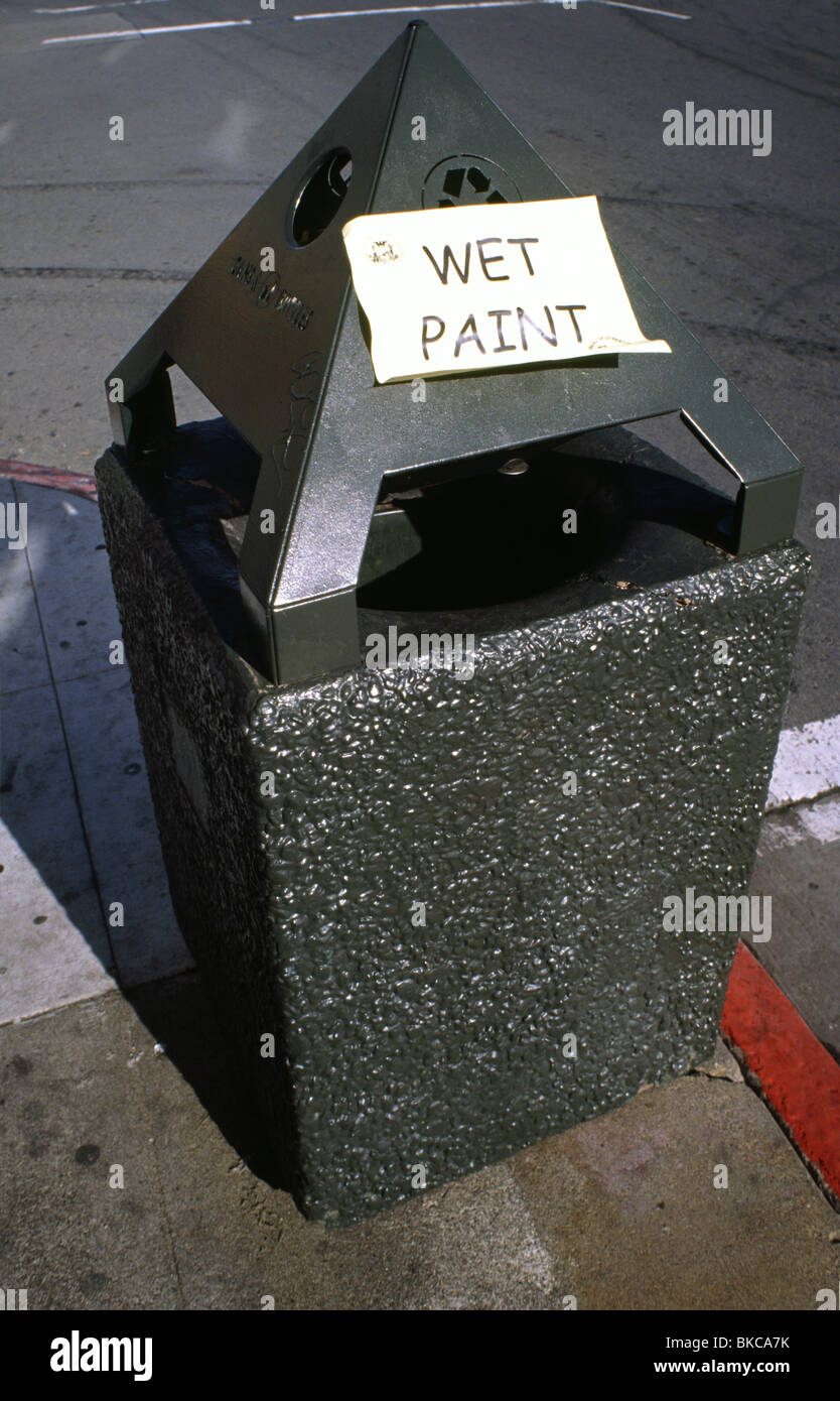 Warning sign on paint can hi-res stock photography and images - Alamy