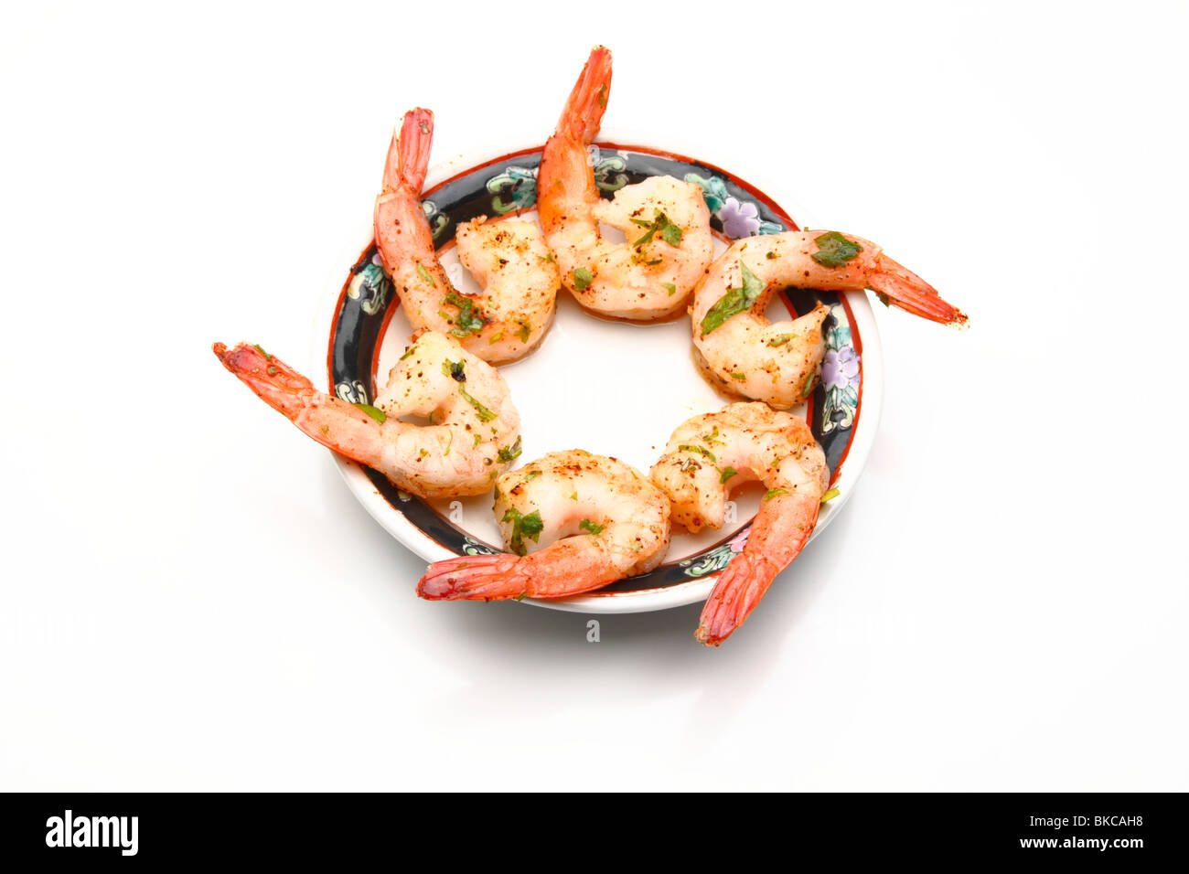 Shrimp scampi seafood Cut Out Stock Images & Pictures - Alamy