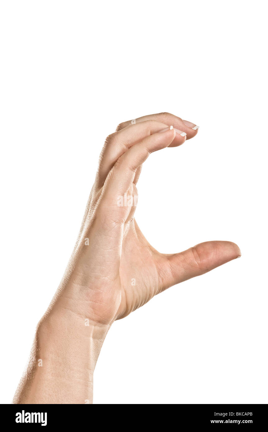 Hand sign language alphabet deaf hi-res stock photography and images ...