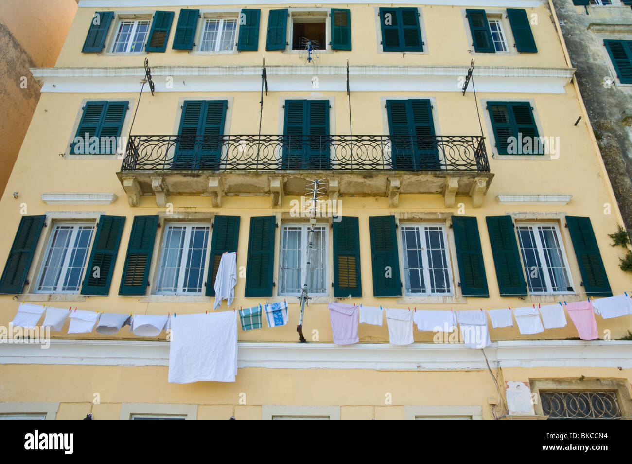 Washing Lines On Balconies High Resolution Stock Photography and Images ...