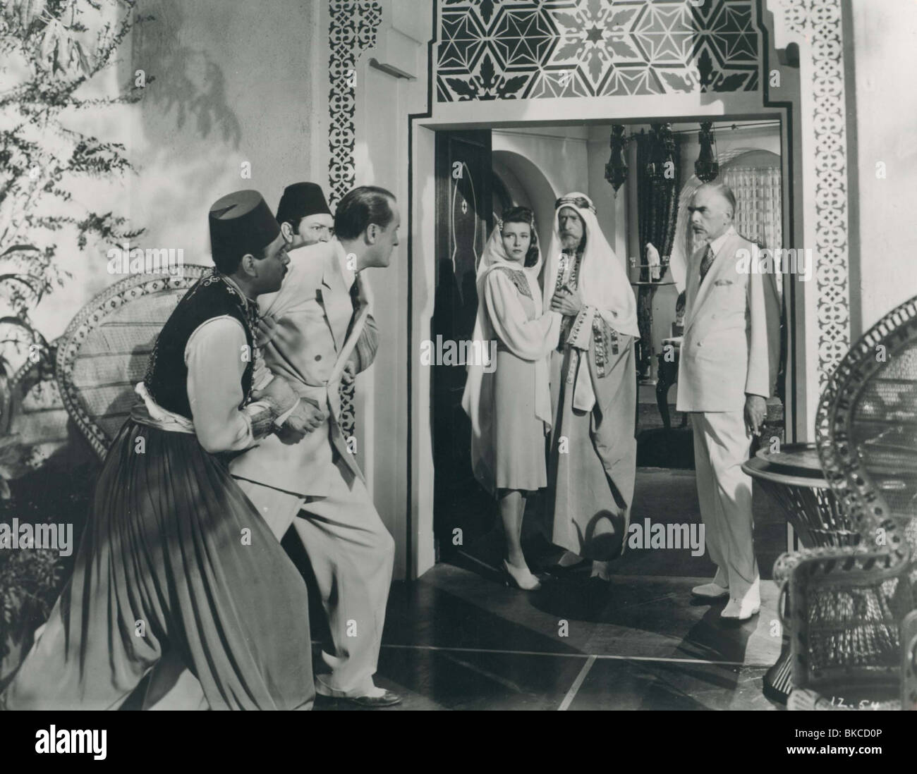 ACTION IN ARABIA (1944) GEORGE SANDERS, LENOR AUBERT, J.B. WARNER ...