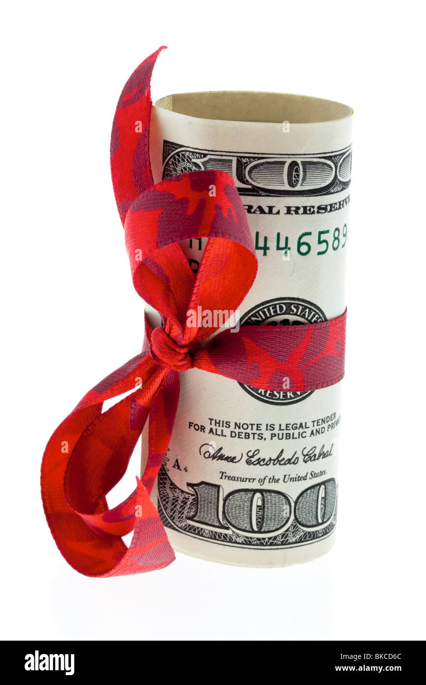 U s dollars banknotes loop gift hi-res stock photography and images - Alamy