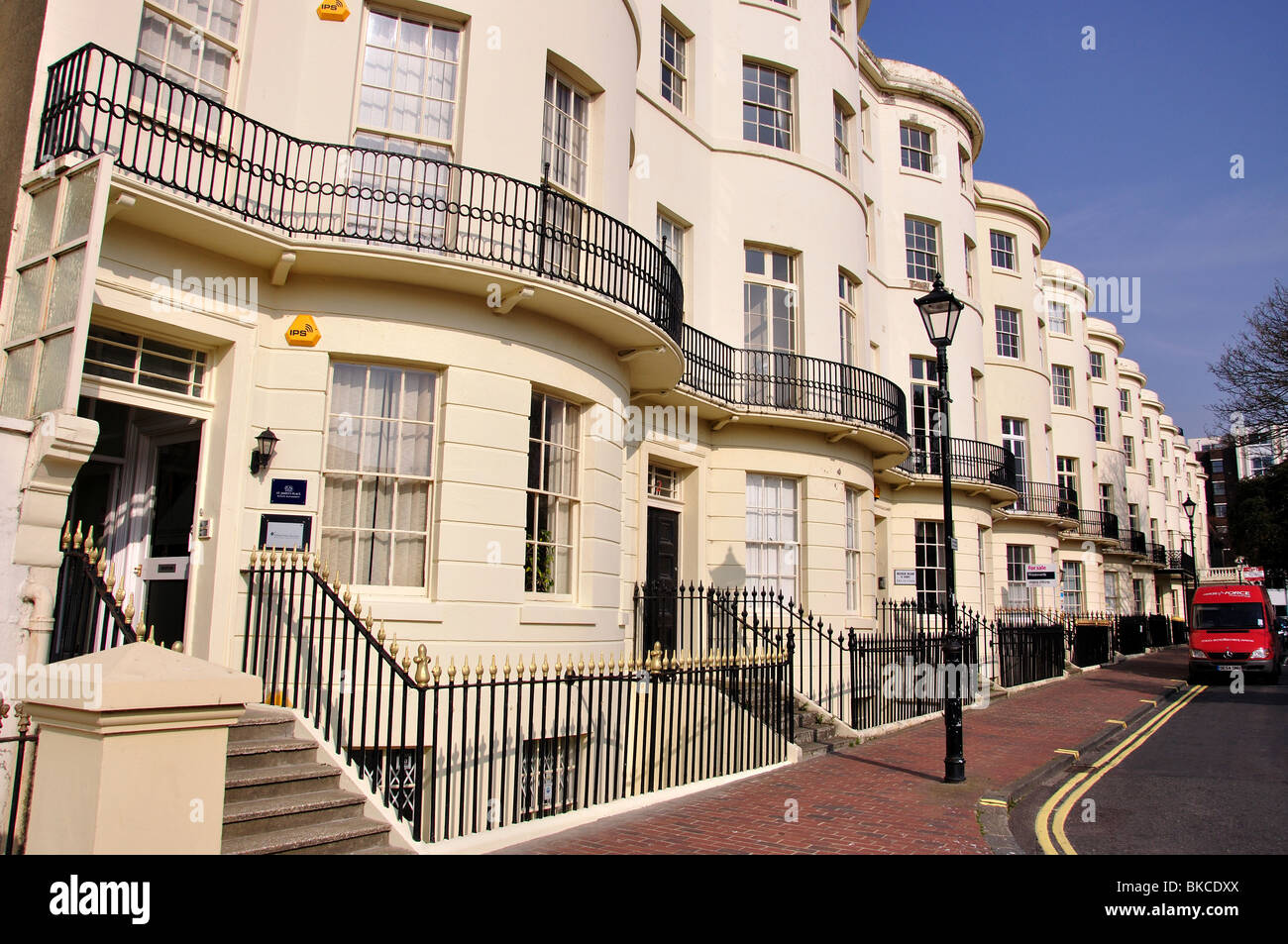 Liverpool Terrace, Worthing, West Sussex, England, United Kingdom Stock ...