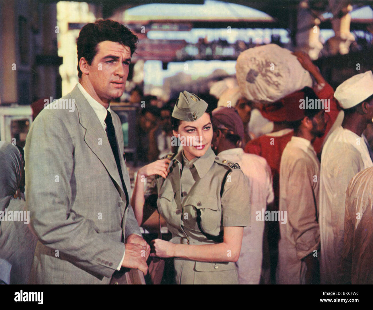 BHOWANI JUNCTION (1956) BILL TRAVERS, AVA GARDNER BWJ 001FOH Stock ...