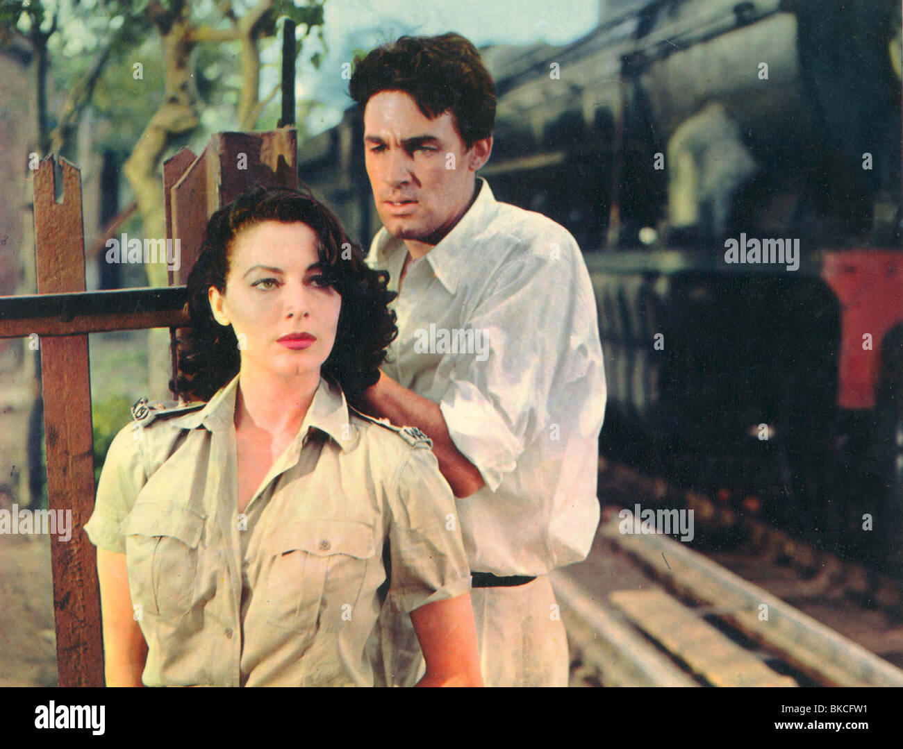 BHOWANI JUNCTION (1956) AVA GARDNER, BILL TRAVERS BWJ 002FOH Stock ...