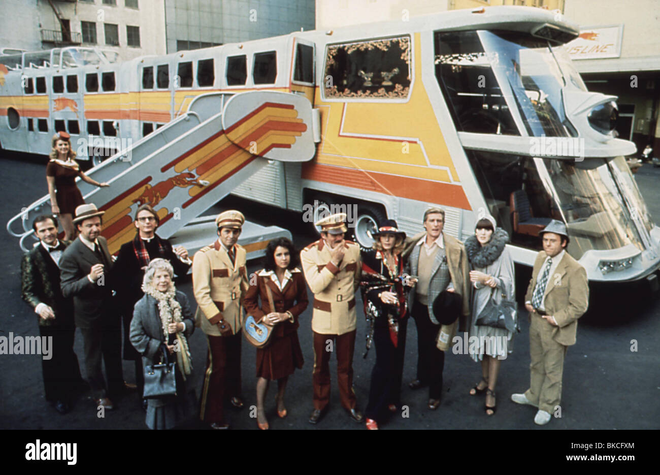 THE BIG BUS (1976) MARY WILCOX, RICHARD B SHULL, RENE AUBERJONOIS, RUTH ...