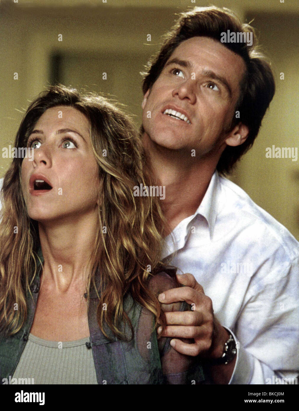 BRUCE ALMIGHTY (2003) JENNIFER ANISTON, JIM CARREY ALMI 003FOH Stock ...