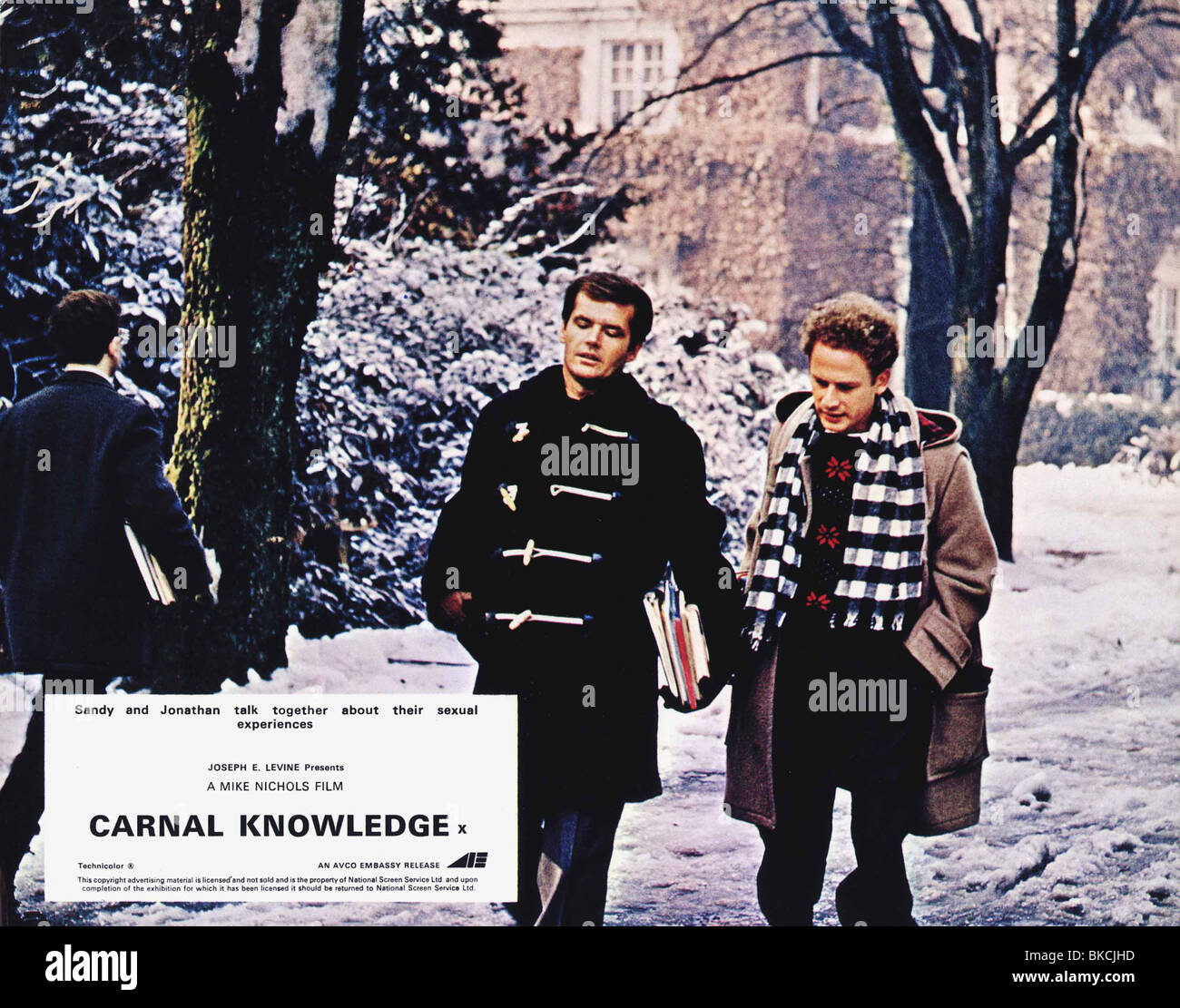 CARNAL KNOWLEDGE (1971) JACK NICHOLSON, ART GARFUNKEL CKN 010FOH Stock ...