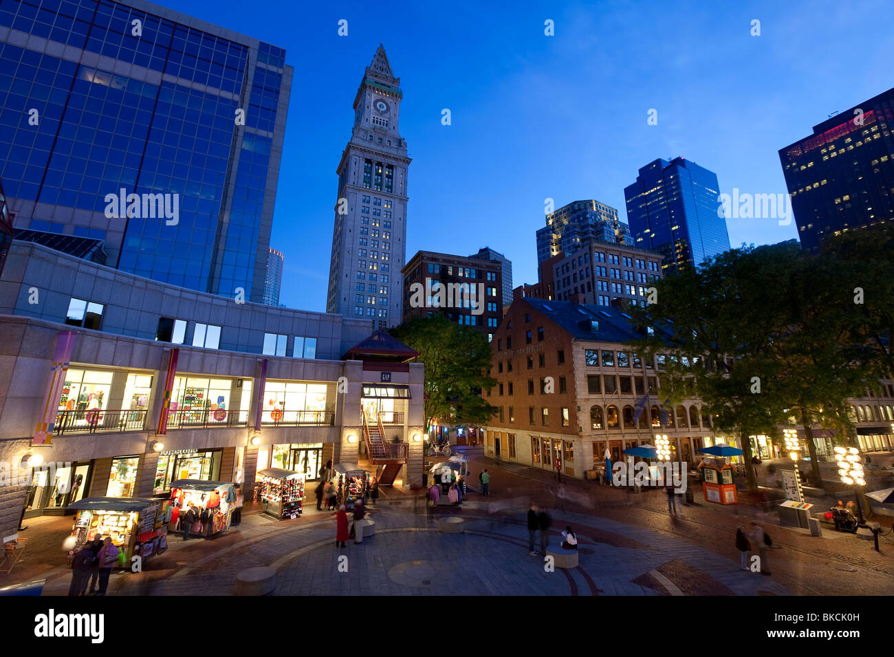 Quincy Market, Boston, Massachusetts, New England, USA Stock Photo - Alamy