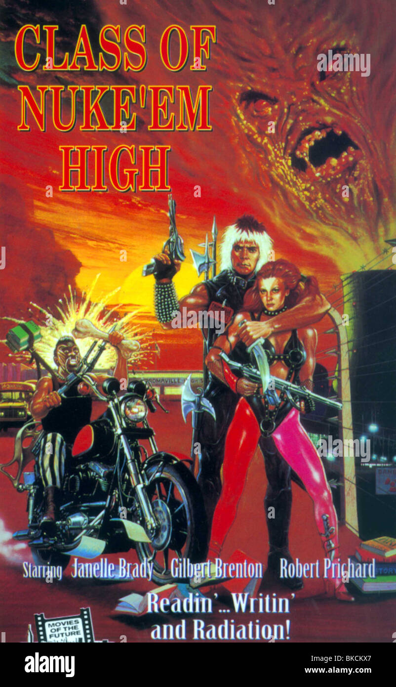 THE CLASS OF NUKE 'EM HIGH (1986) TROMA INC POSTER CONM 001VS Stock ...