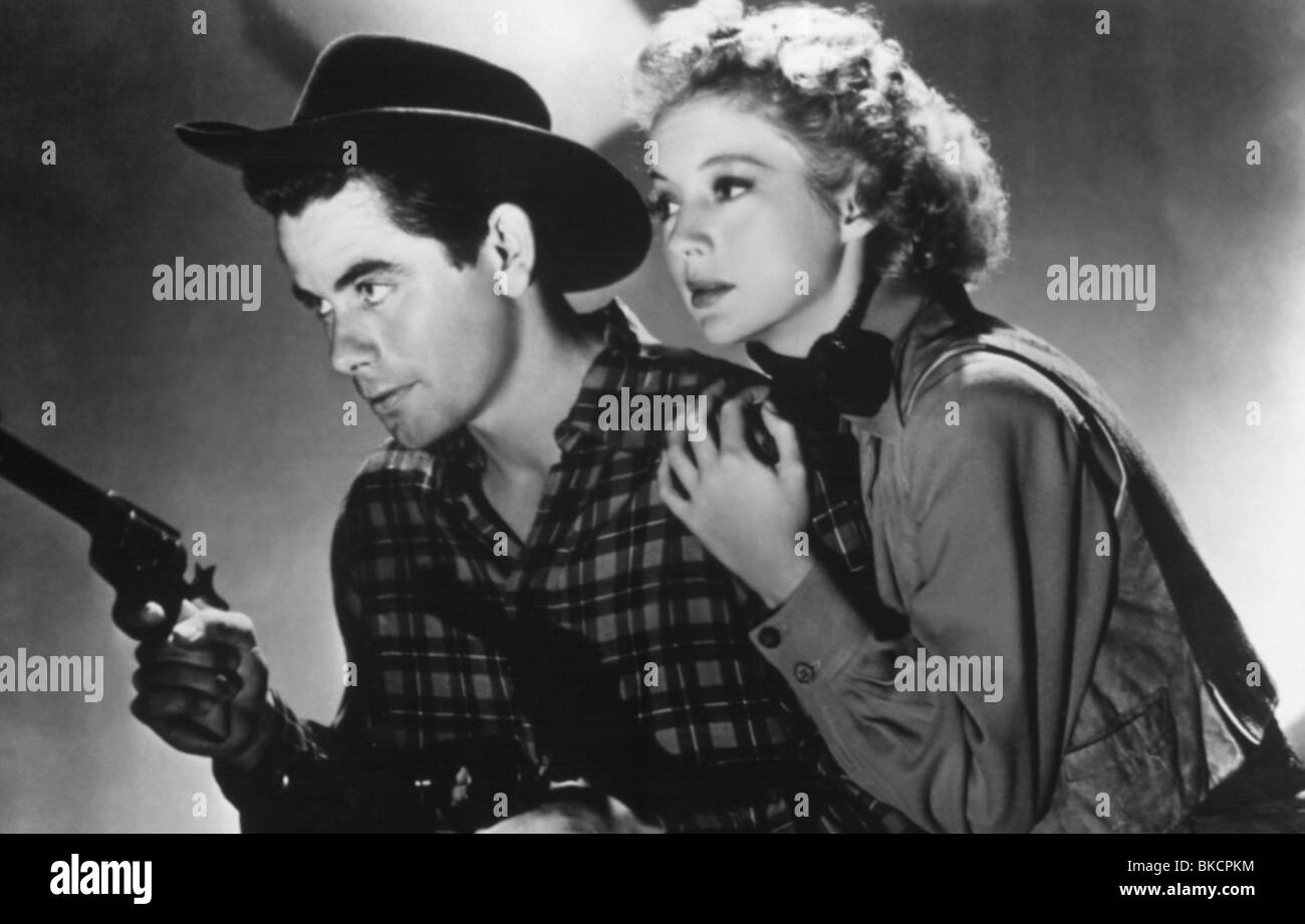 THE DESPERADOES (1943) GLENN FORD, EVELYN KEYES DERS 007 Stock Photo ...