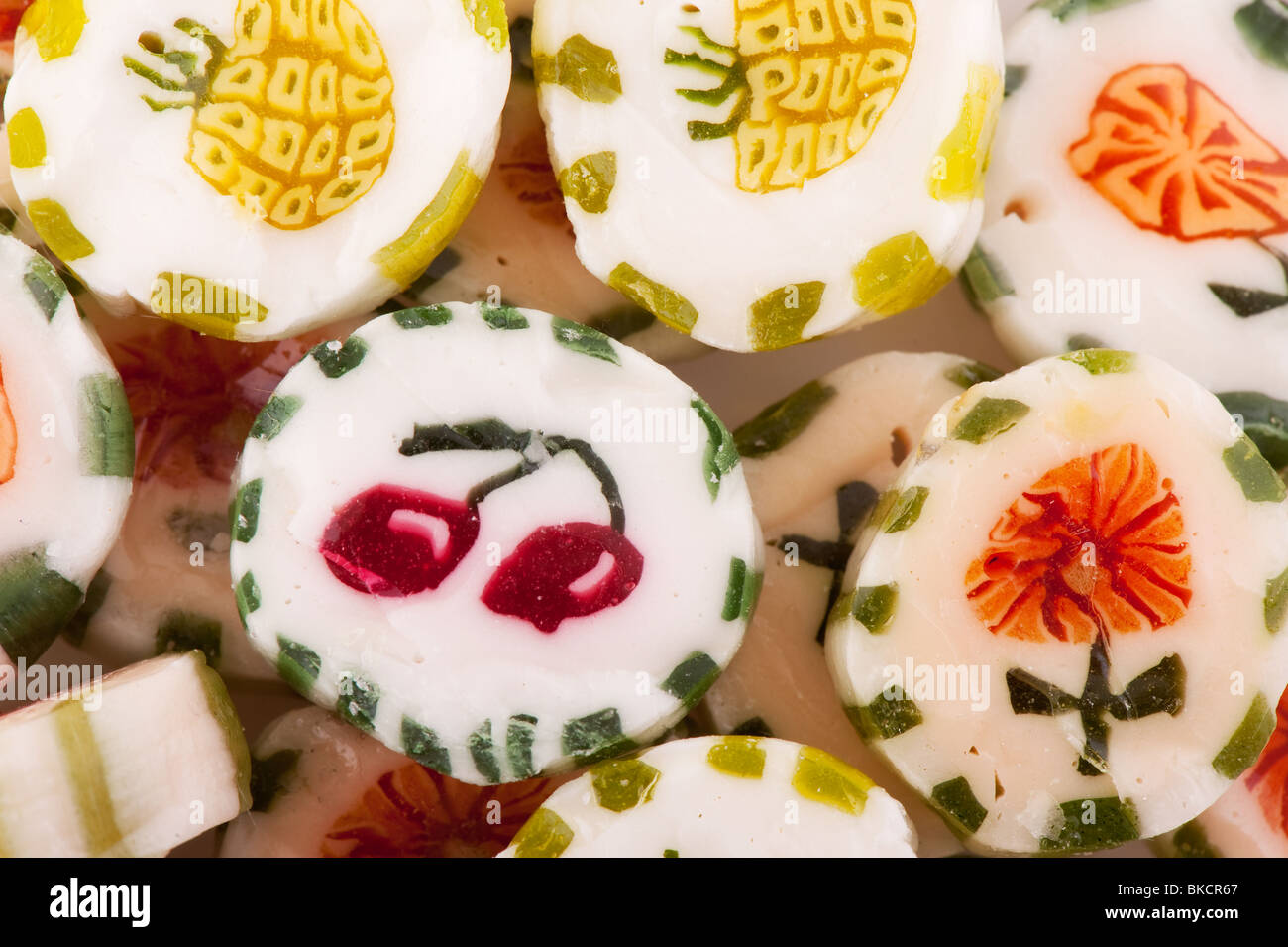 Many old fashioned sweets in different tastes Stock Photo - Alamy