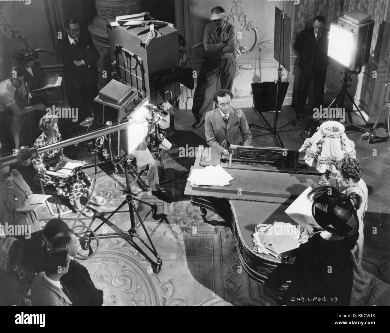 Filming movie location Black and White Stock Photos & Images - Alamy