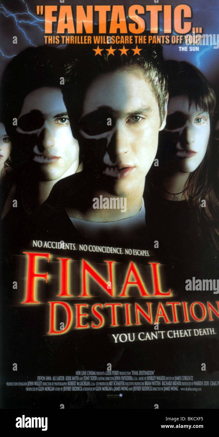 FINAL DESTINATION (2000) POSTER FDES 001VS Stock Photo - Alamy