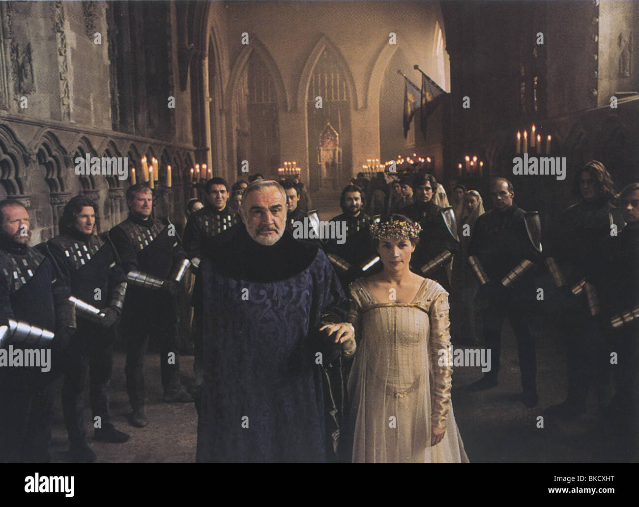 FIRST KNIGHT (1995) SEAN CONNERY, JULIA ORMOND FKNG 001FOH Stock Photo ...