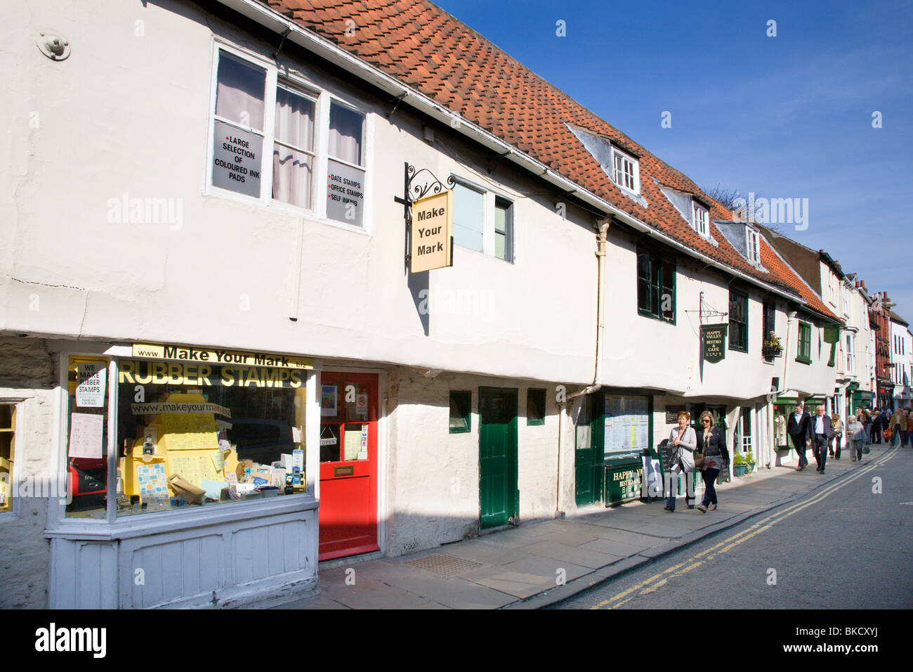 Our Ladys Row Goodramgate York Yorkshire UK Stock Photo - Alamy
