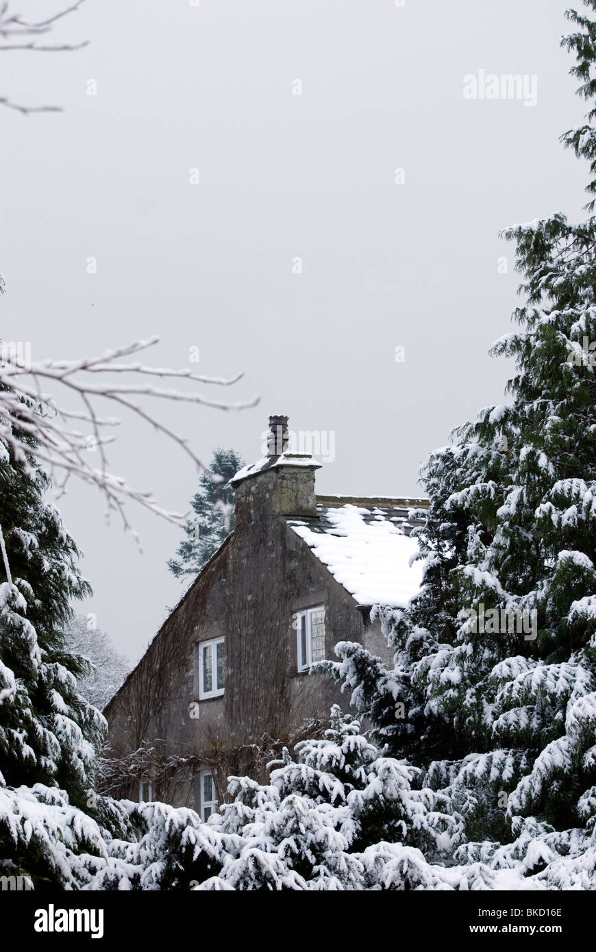 Snowy rooftop hi-res stock photography and images - Alamy