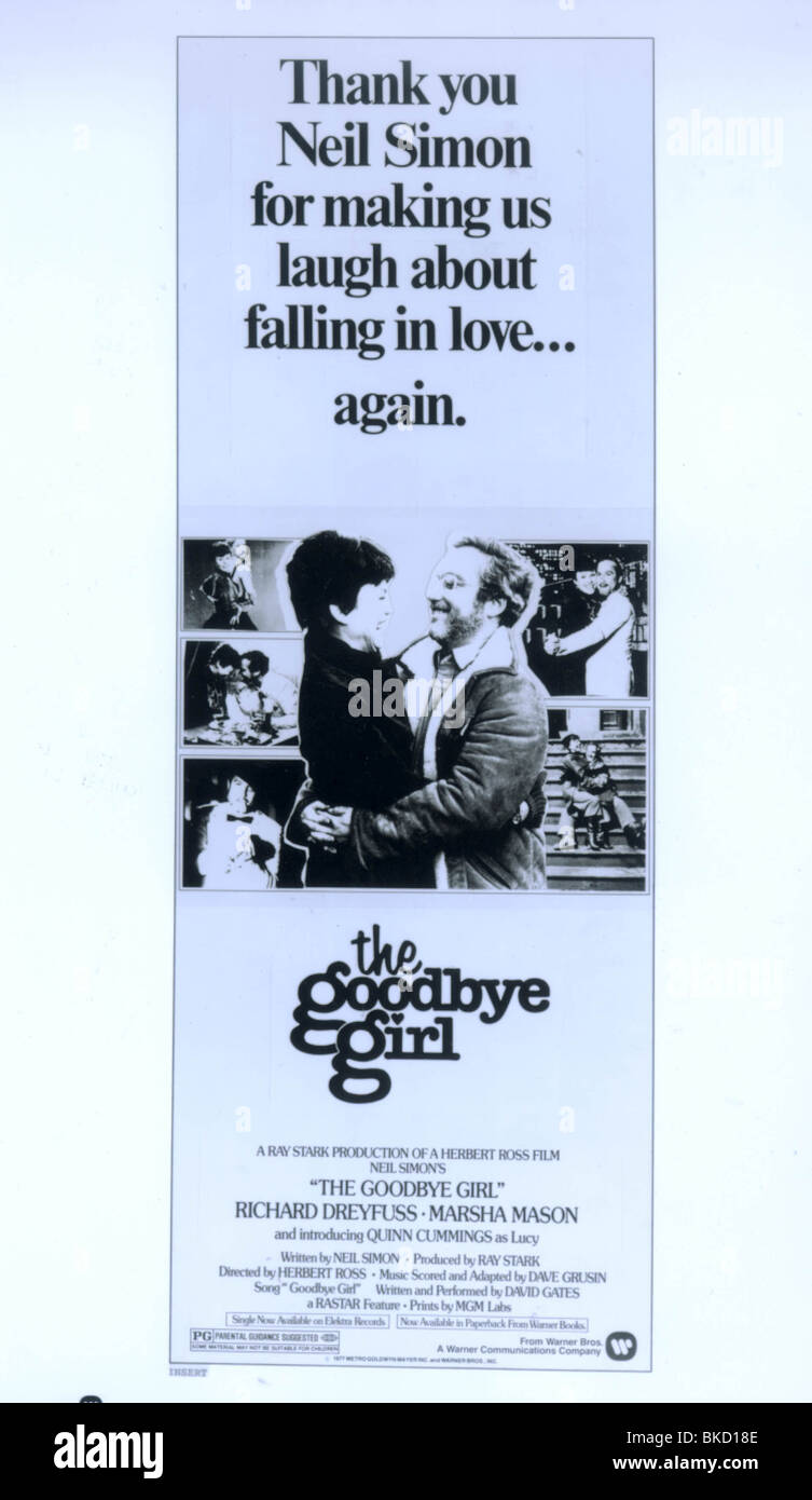 The Goodbye Girl Movie Poster