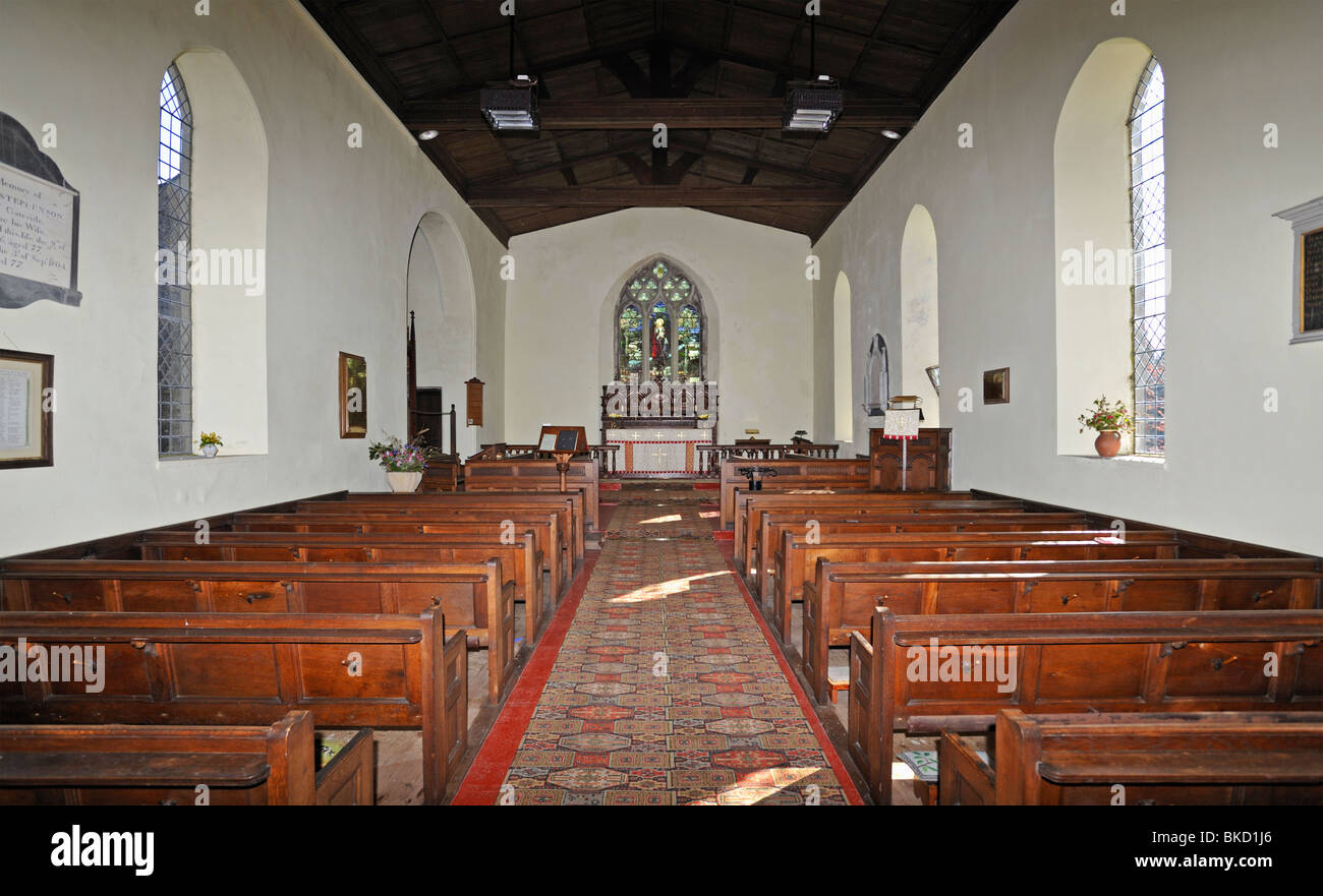 Interior looking East. Church of Saint Thomas, Selside, Cumbria ...