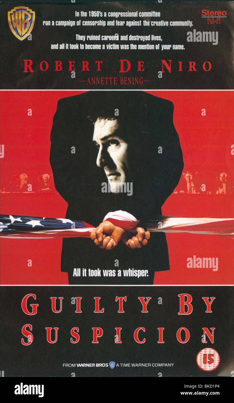 Guilty by suspicion poster hi-res stock photography and images - Alamy
